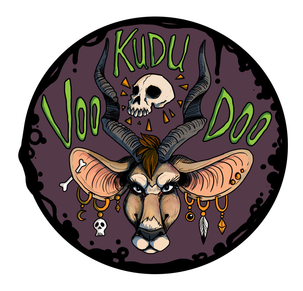 Kudu Voodoo Logo Sticker (Single and 3 Pack Listing) – KuduVoodoo